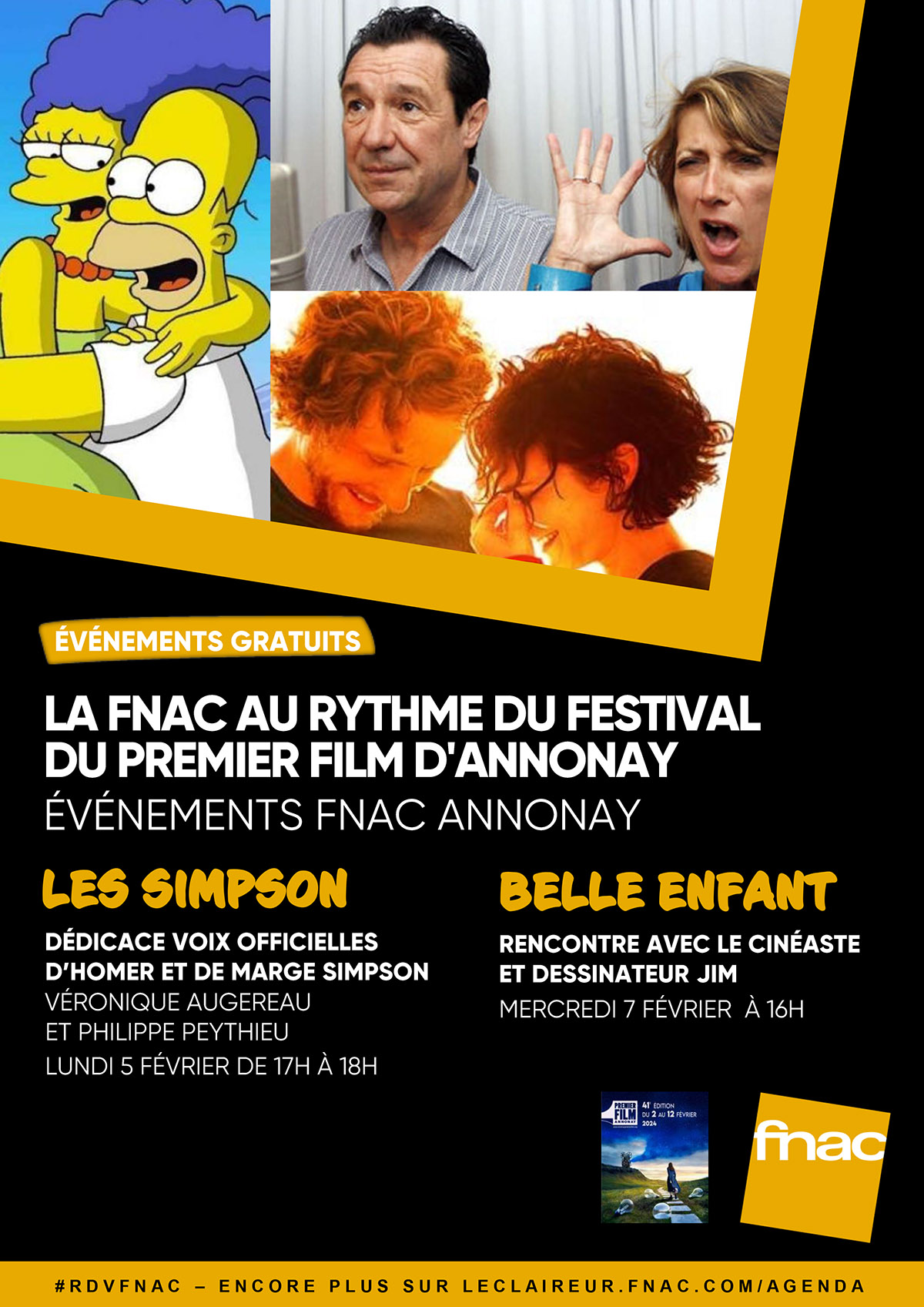 Rencontres dédicaces à la Fnac – Festival du Premier Film d'Annonay
